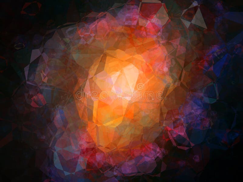 Dark galaxy poly paint stock illustration. Illustration of star - 203618280