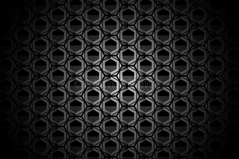 Dark Geometric Grid Background. Modern Dark Abstract Vector Texture ...