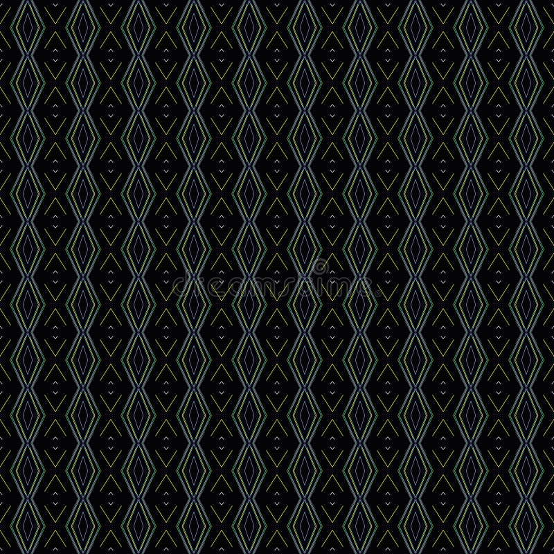 Dark Geometric Pattern in Repeat. Fabric Print. Seamless Background ...