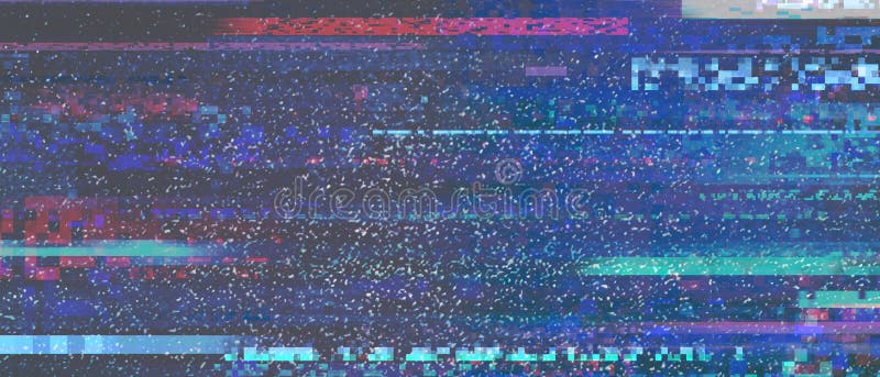 Dark Glitch Old VHS TV Background Stock Photo - Image of monitor, flare ...