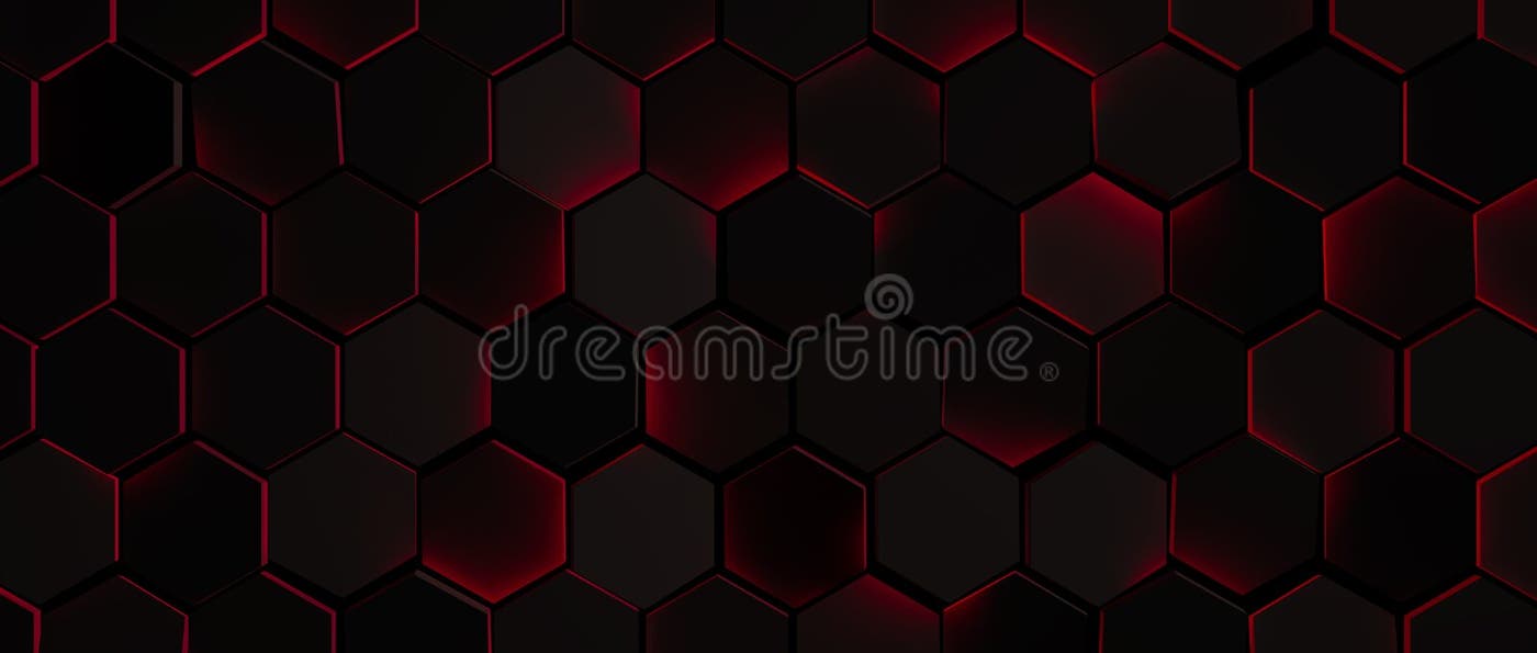 Black Red Hex Texture Stock Illustrations – 304 Black Red Hex Texture ...