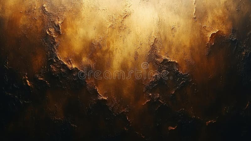 Dark Gold and Black Textured Abstract Background Stock Illustration ...