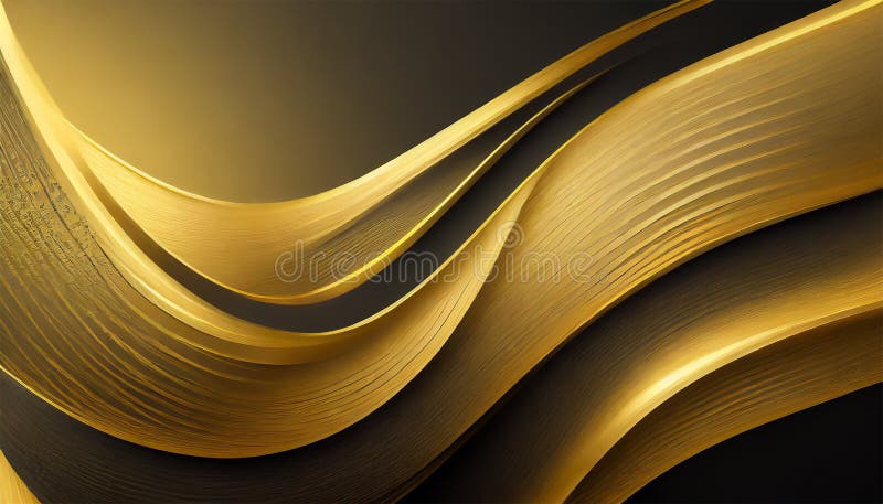 Dark Gold Elegance Abstract Luxury Backdrop. AI Generated Stock ...