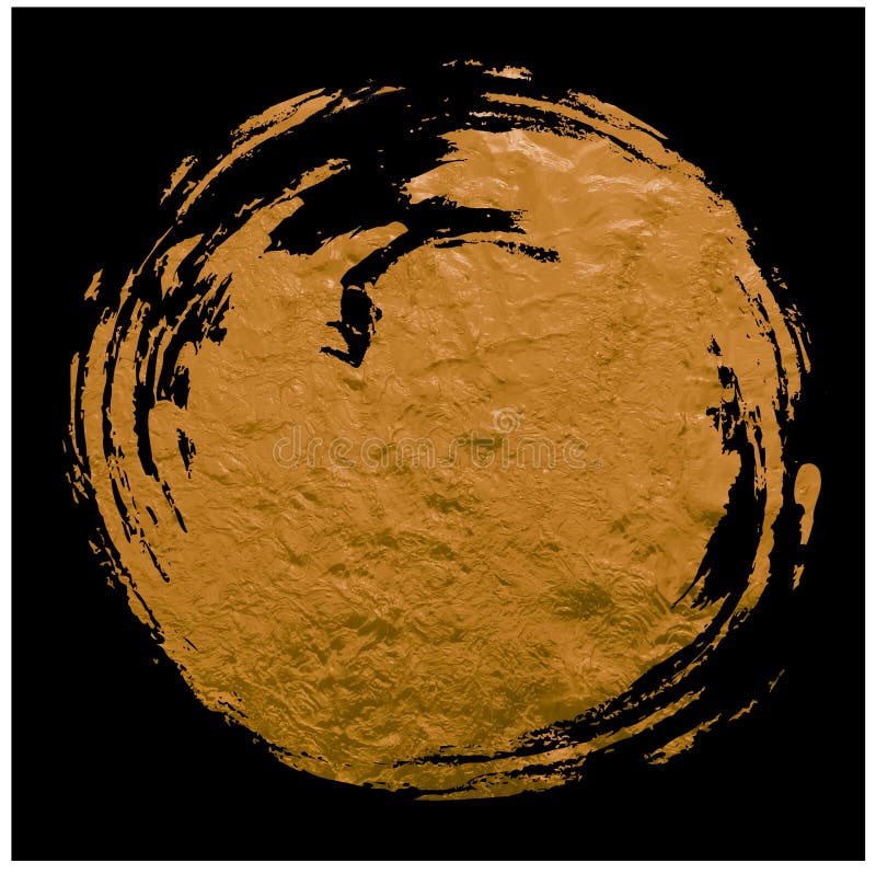 Dark gold paint textured stock illustration. Illustration of outdoors ...