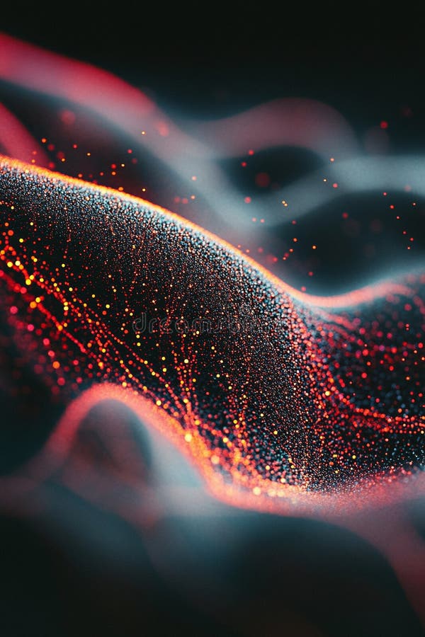 A Dark Gradient Background with Subtle Glowing Particles for Depth ...