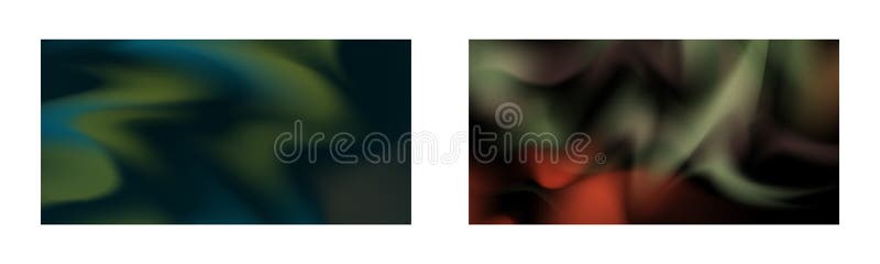 Dark Gradient. Multi-colored Smoke Effect. Northern Lights. Unusual ...