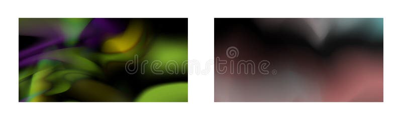 Dark Gradient. Multi-colored Smoke Effect. Northern Lights. Unusual ...