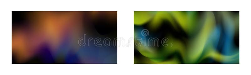 Dark Gradient. Multi-colored Smoke Effect. Northern Lights. Unusual ...