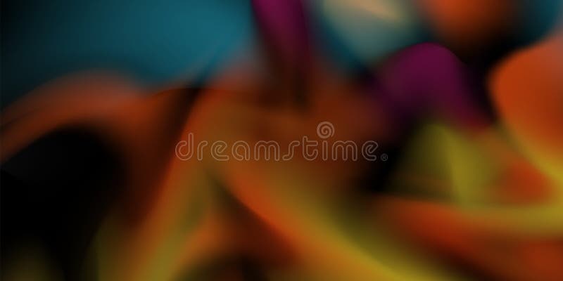 Dark Gradient. Multi-colored Smoke Effect. Northern Lights. Unusual ...