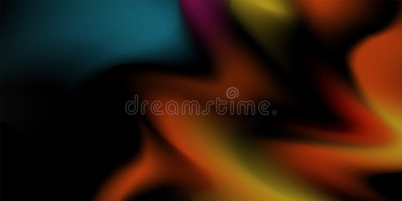 Dark Gradient. Multi-colored Smoke Effect. Northern Lights. Unusual ...