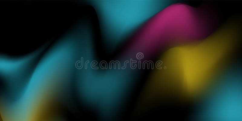 Dark Gradient. Multi-colored Smoke Effect. Northern Lights. Unusual ...