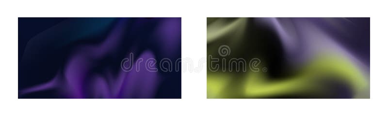 Dark Gradient. Multi-colored Smoke Effect. Northern Lights. Unusual ...