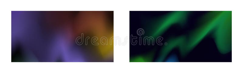 Dark Gradient. Multi-colored Smoke Effect. Northern Lights. Unusual ...