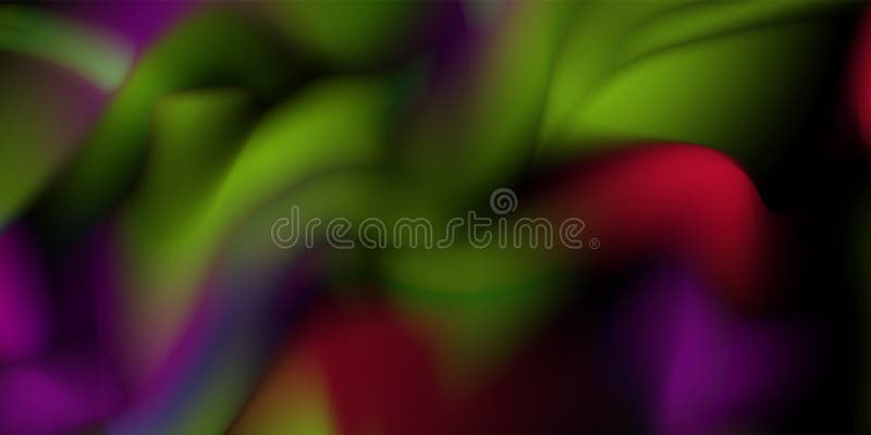 Dark Gradient. Multi-colored Smoke Effect. Northern Lights. Unusual ...