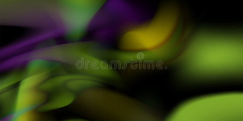 Dark Gradient. Multi-colored Smoke Effect. Northern Lights. Unusual ...