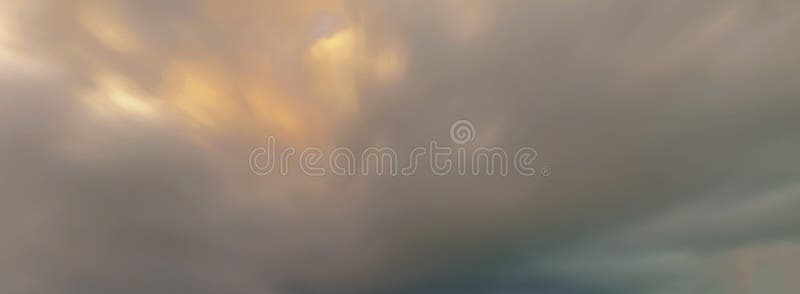 Dark Gradient Sky. Clouds. Coming Storm. Panorama Stock Image - Image ...