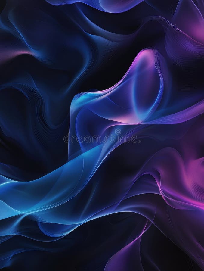 Dark Gradient with Subtle Blue and Purple Hues Stock Illustration ...