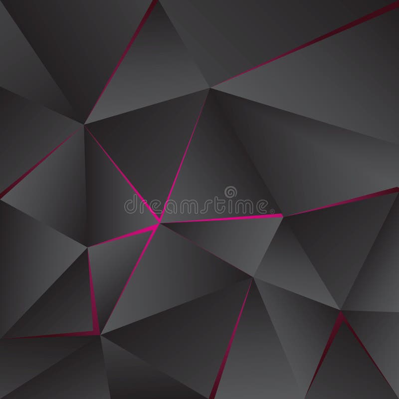 Dark Gray Abstract Triangles Paint Background Stock Vector ...
