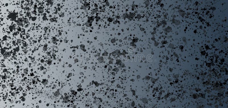 Dark Gray Background with Black Watercolor Splatters Stock Image ...