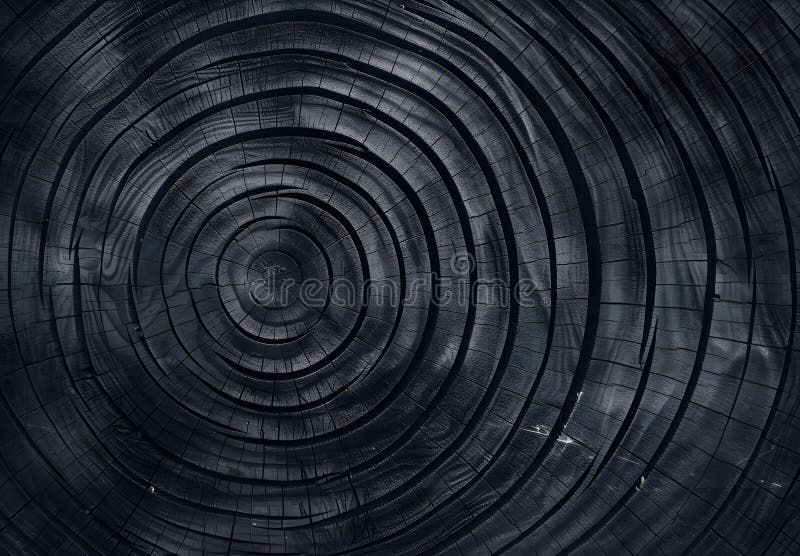 Dark Gray Tree Trunk Cross-Section Background Stock Illustration ...