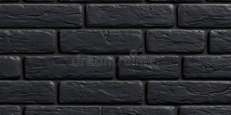 Dark Gray Brick Wall Texture Background Seamless Pattern Design Stock ...