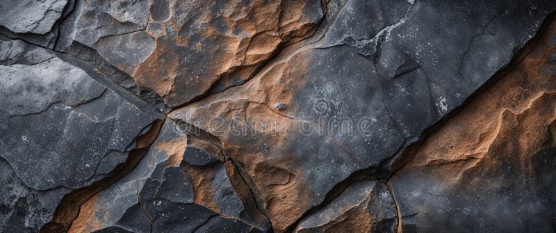 Dark Gray and Brown Stone Texture Background Stock Image - Image of ...