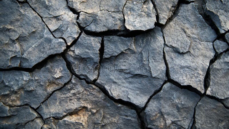 Dark Gray Cracked Stone Surface Texture Stock Illustration ...