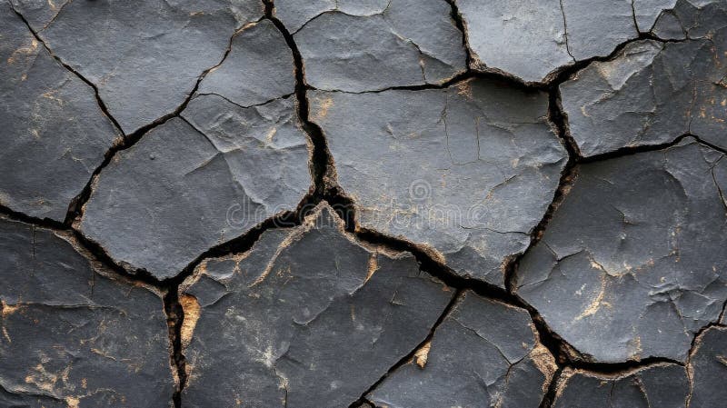 Dark Gray Cracked Surface Texture Abstract Background Stock ...