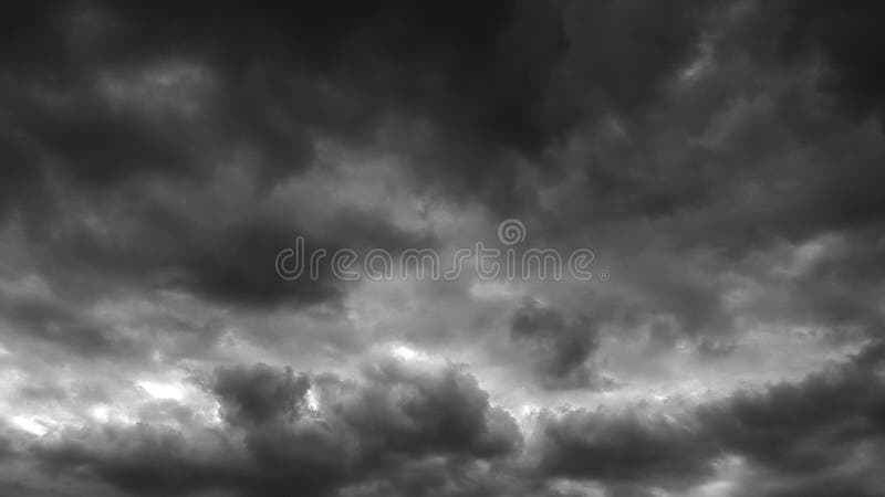 Dark Gray Dramatic Sky Whith Clouds Summer Cloudscape Natural ...