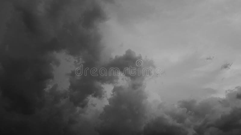Dark Gray Dramatic Sky Whith Clouds Summer Cloudscape Natural ...