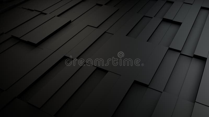 Dark Gray Futuristic Abstract Cubes Background Stock Illustration ...