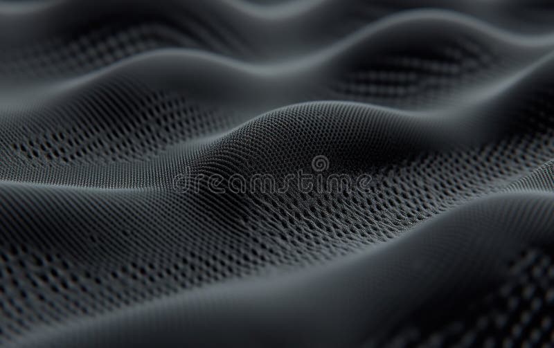 Dark Gray Glittering Wave Abstract Pattern Stock Illustration ...