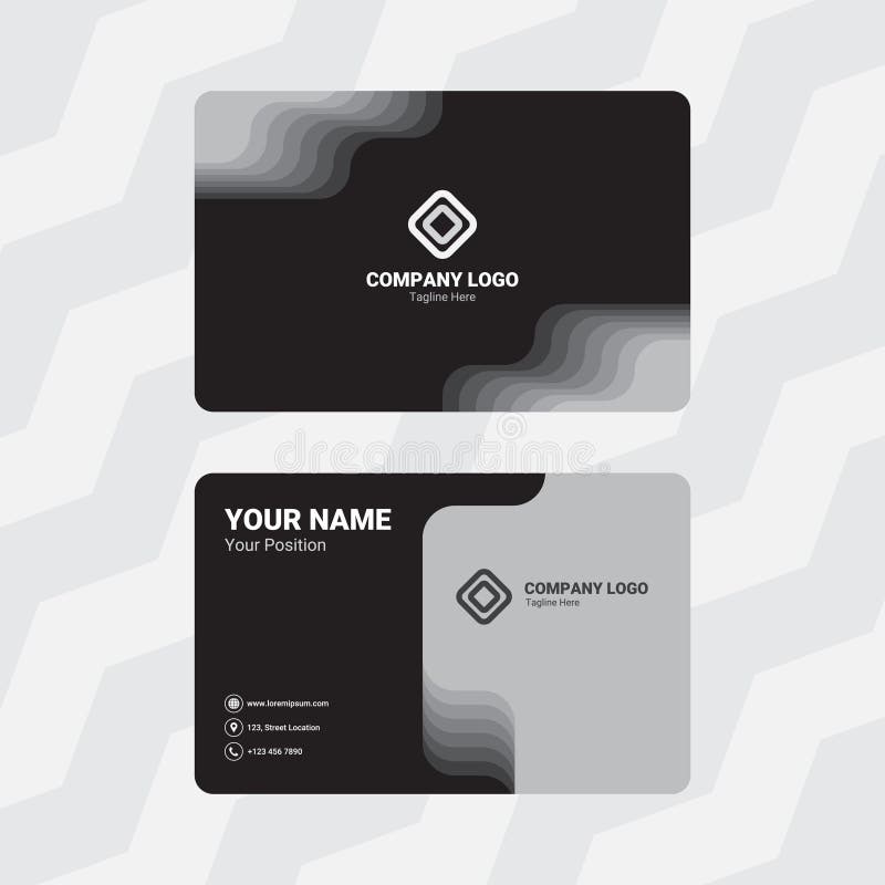 Dark Gray Gradient Card stock vector. Illustration of concept - 388816226