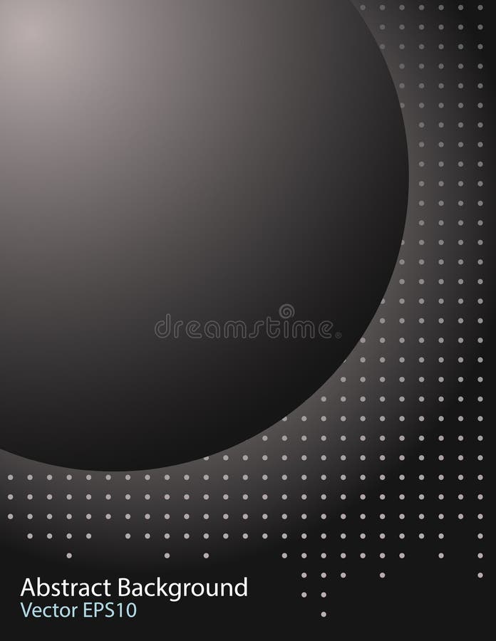 Dark Sphere Vector Background Stock Vector - Illustration of digital ...