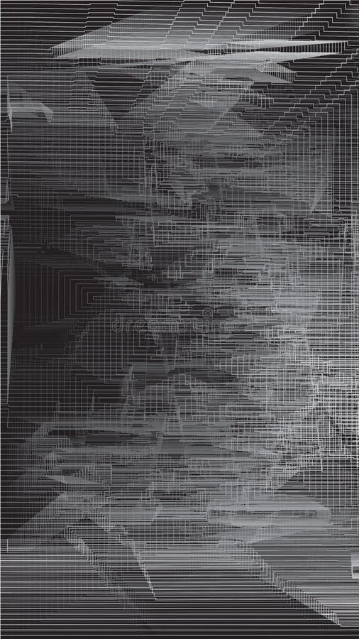 Dark Gray Lines Abstract Background Stock Vector - Illustration of ...