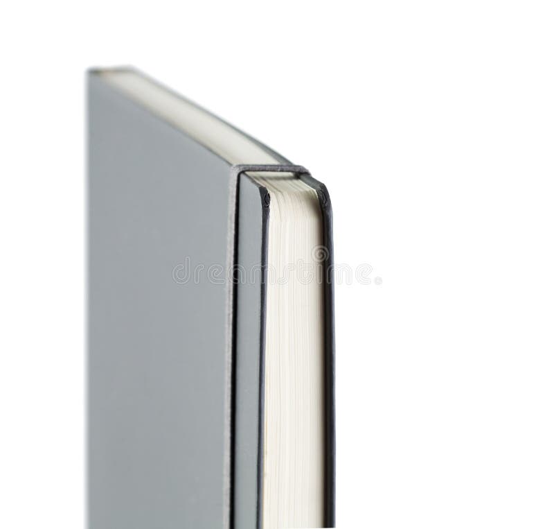 Dark Gray Notebook Isolated on White Stock Photo - Image of notepad ...