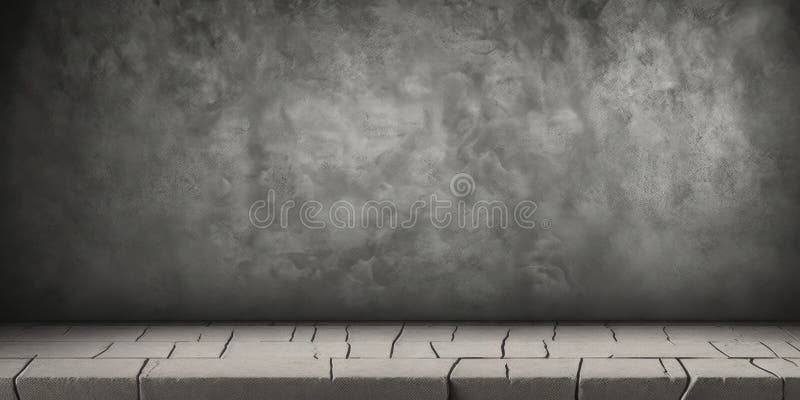 Dark Gray Old Wall Abstract Background. Cement Stock Illustration ...