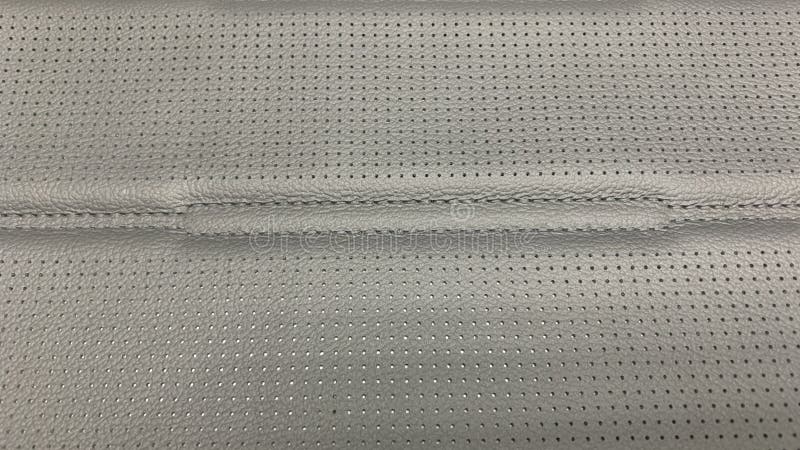 Dark Gray Perforated Artificial Leather Background Texture Stock Image ...