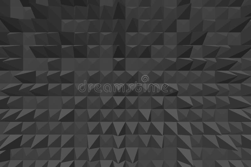 Dark Gray Abstract Pyramid Background, Wallpaper. Stock Vector ...