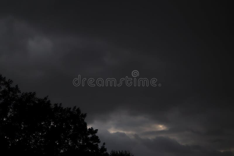 Gray Rain Clouds in the Sky Stock Image - Image of heaven, black: 195481089