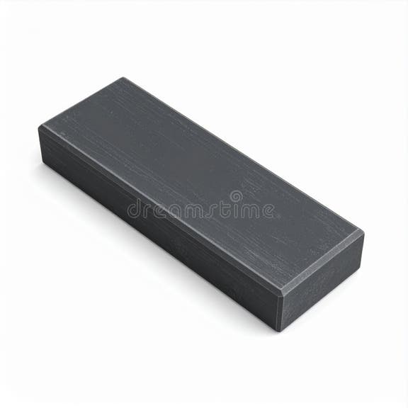 Dark Gray Rectangular Box on White Background Stock Illustration ...