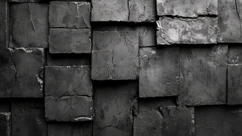 Dark Gray Rectangular Stone Wall Texture Stock Illustration ...