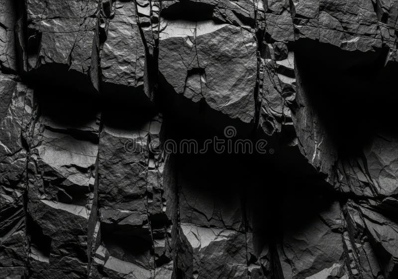 Dark Gray Rocky Texture Background Image Stock Illustration ...