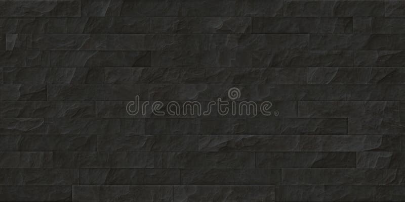 Dark Gray Seamless Stone Cladding Texture Stock Illustration ...