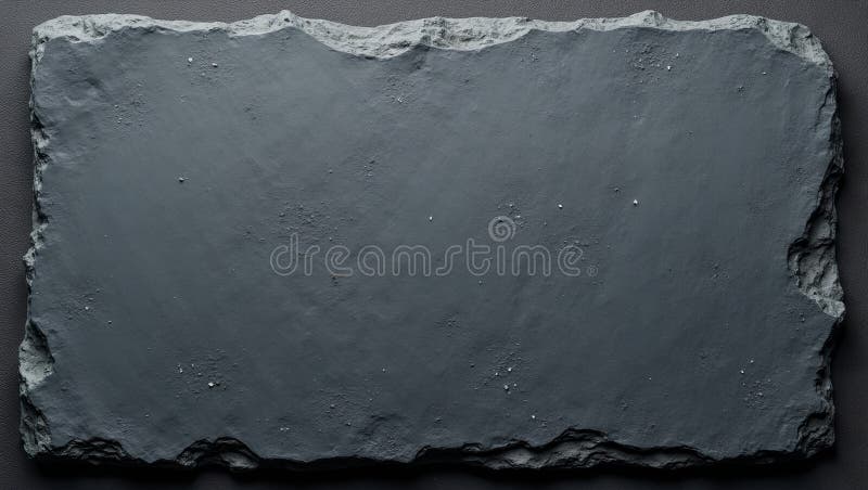 Dark Gray Slate Slab with Layered Structure and Fine Texture Speckled ...