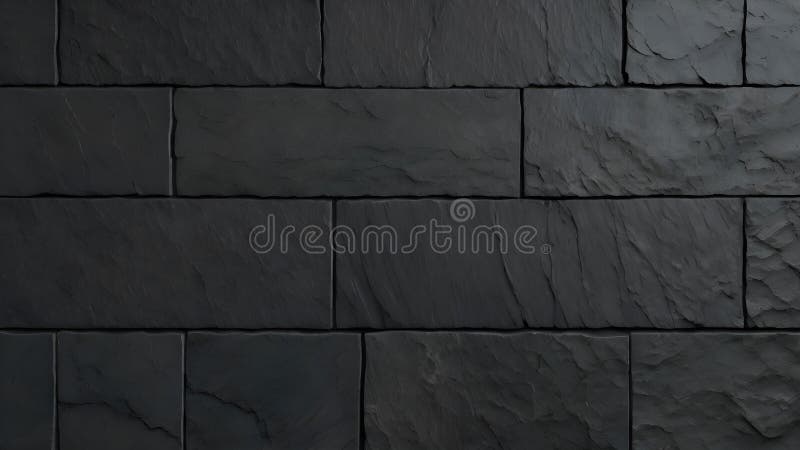Dark Gray Slate Tile Texture Background Detailed Close Up Stock ...