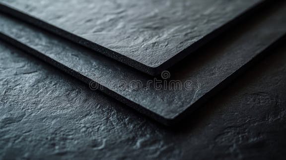 Dark Gray Stacked Slate Texture Background Stock Illustration ...