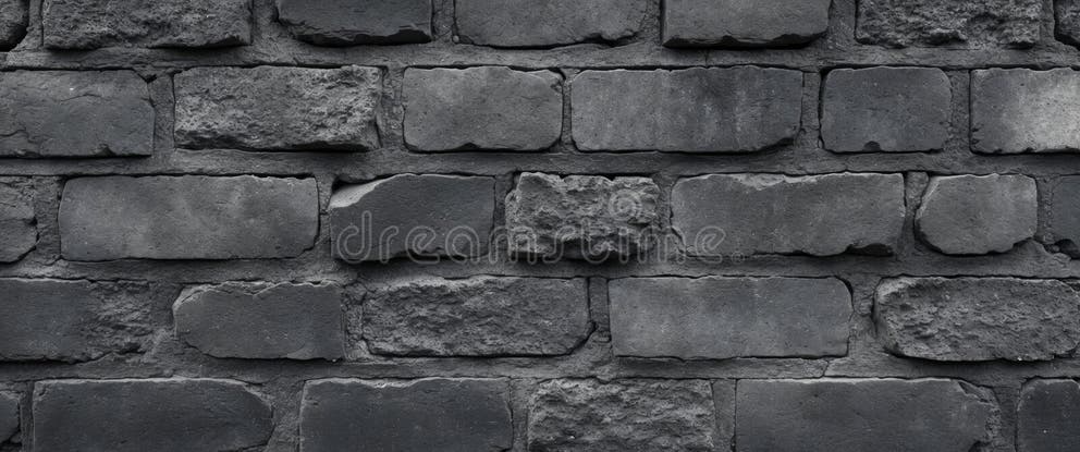 Dark Gray Stone Brick Wall Texture Background Stock Image - Image of ...