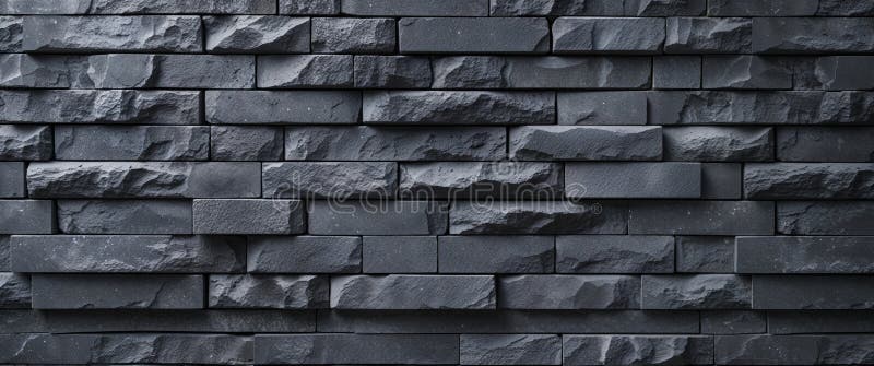 Dark Gray Stone Brick Wall Texture Background Image Stock Photo - Image ...