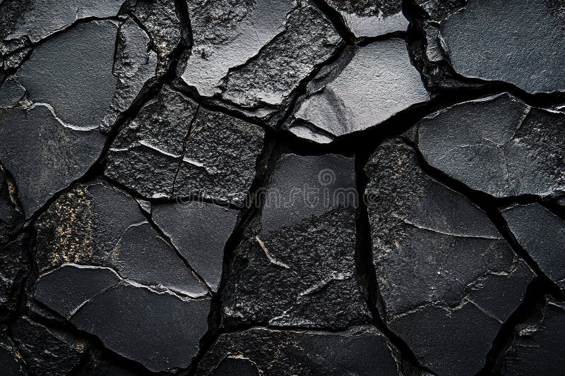 Dark Gray Stone Texture: Rugged Rock Surface, Black Background. Perfect ...
